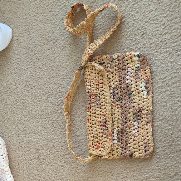 Bags | Crossbody Crochet Plarn Bag | Poshmark